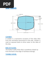 After Perpendicular in Ship Design | PDF | Hull (Watercraft) | Deck (Ship)