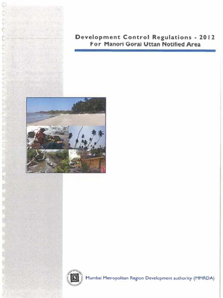 DCR 2012 For Manori Gorai Uttan Notified Area | PDF