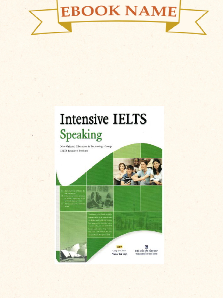 Intensive IELTS Speaking 1st Edition Ielts Research Institute Install ...