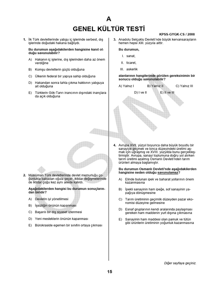 2008 KPSS | PDF