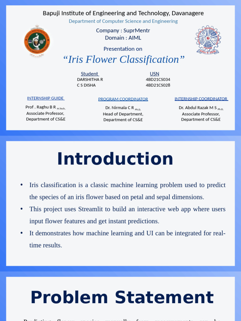 Iris Flower Classification | PDF | Application Software | Machine Learning