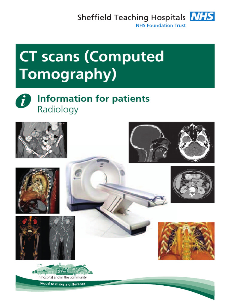 CT Scan Patient Information Guide | PDF | Ct Scan | Radiology