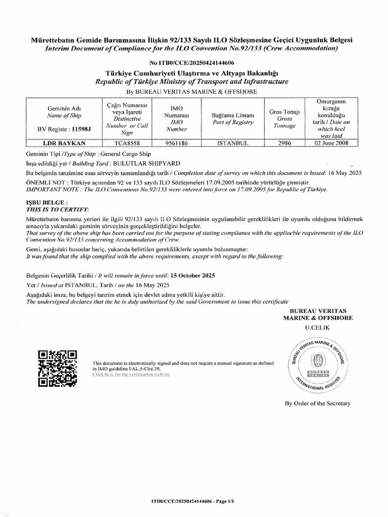 Crew Accomodation | PDF