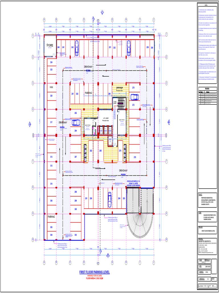 First Floor Parking Level | PDF | Building Engineering | Architectural ...