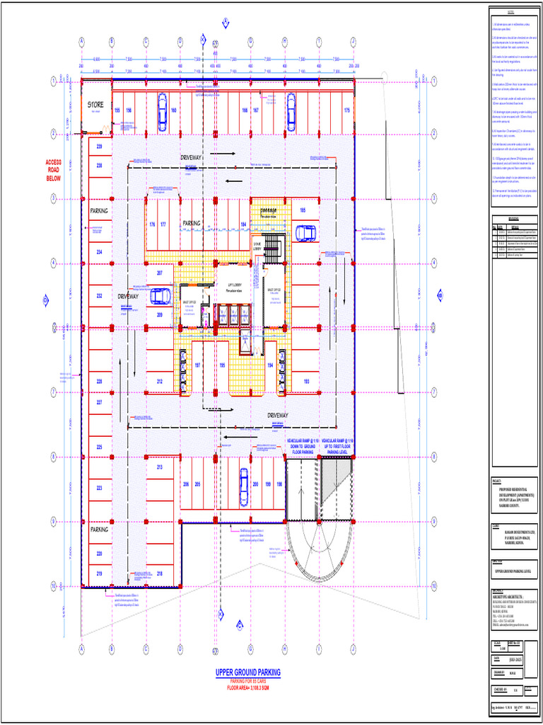 Upper Ground Parking Level | PDF | Building Engineering | Building ...