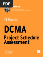 Dcma 14 - Point Schedule Assessment | PDF