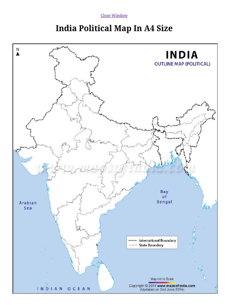 Indian Map | PDF