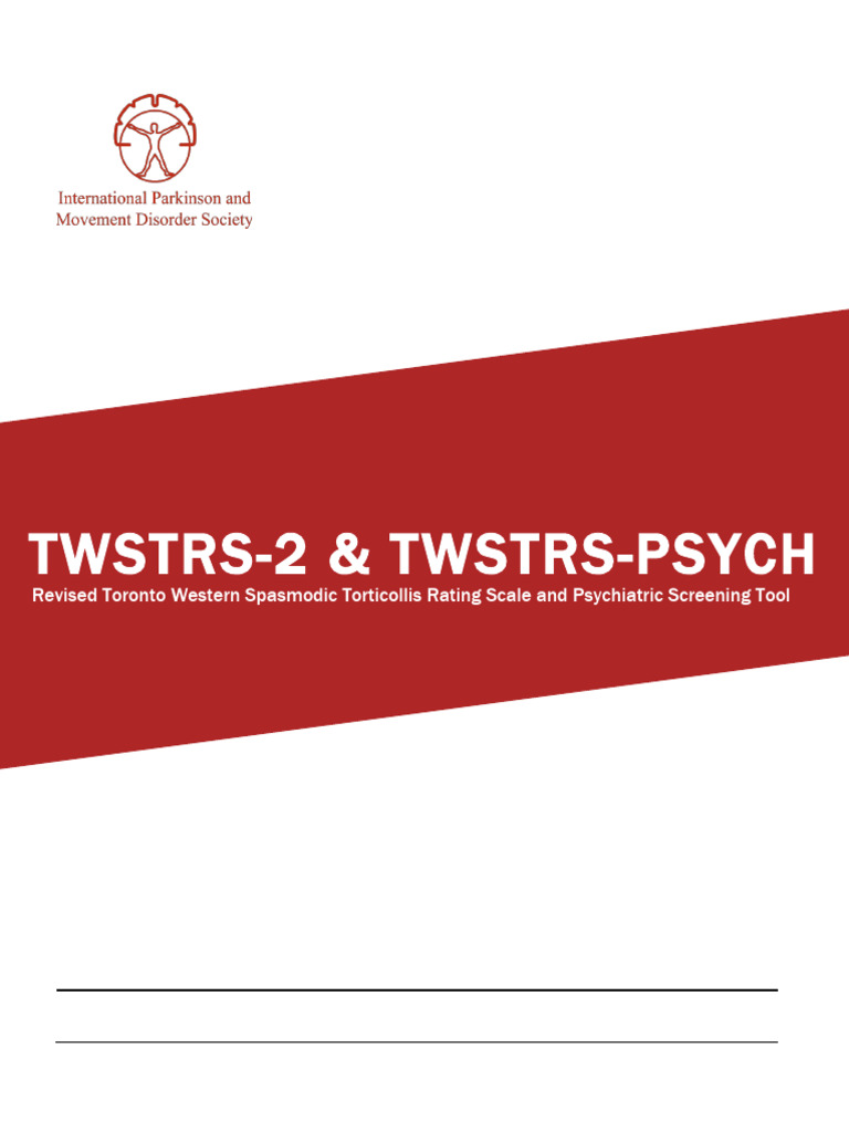 Revised Torticollis Rating Scale Guide | PDF | Anxiety | Panic Attack