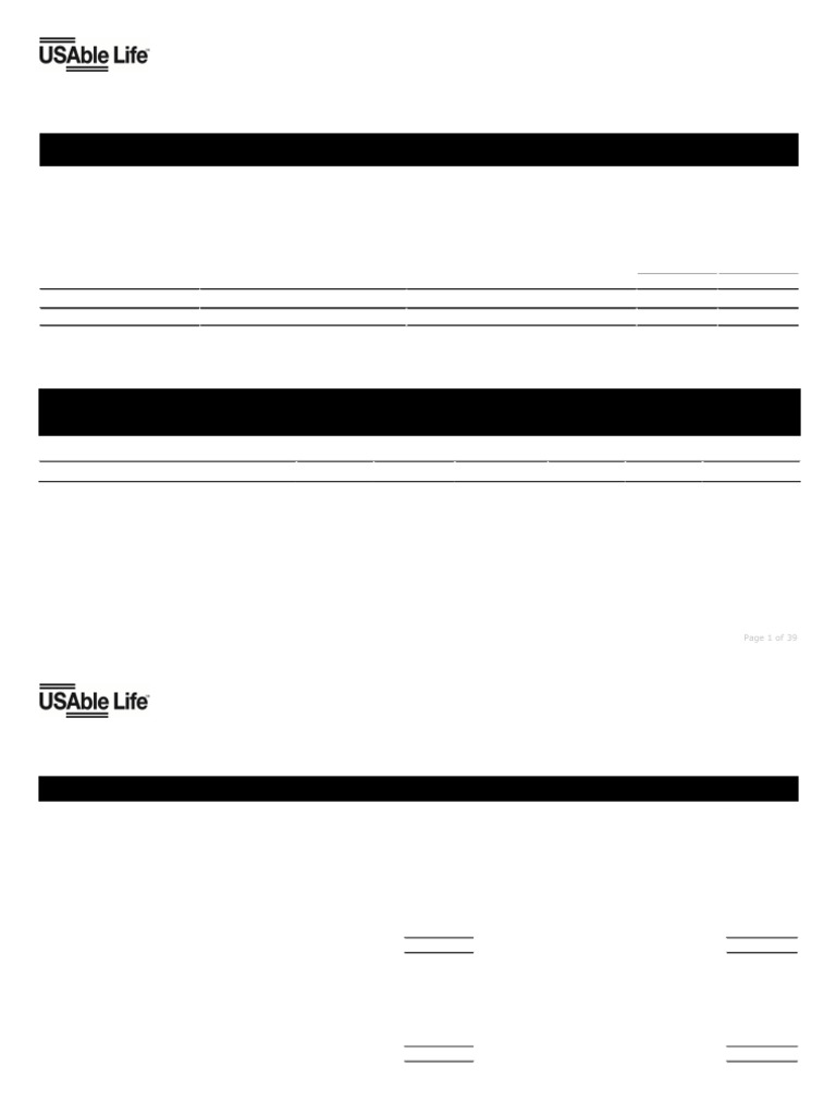 USAble Life Dal 07.16.2025 4 050.97 Sandra Original TXN | PDF | Health Care