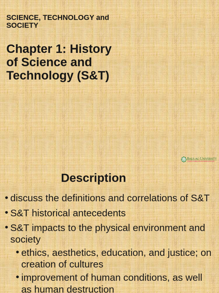 Chapter-1 - Unit-1 STS Lecture Slides-1 | PDF | Science | Knowledge