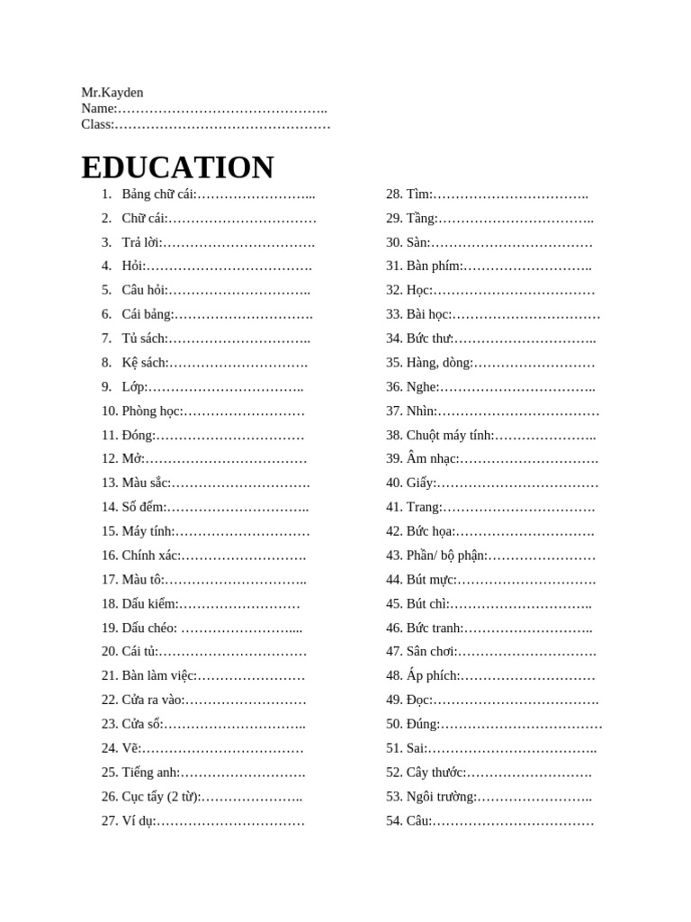 Education | PDF