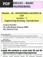 Engg DRG Prctice Part 1 | PDF | Engineering Tolerance | Technical Drawing