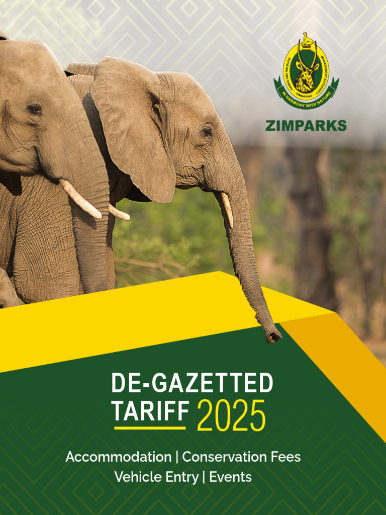 2025 Zimbabwe National Parks Fees | PDF | Campsite | Truck
