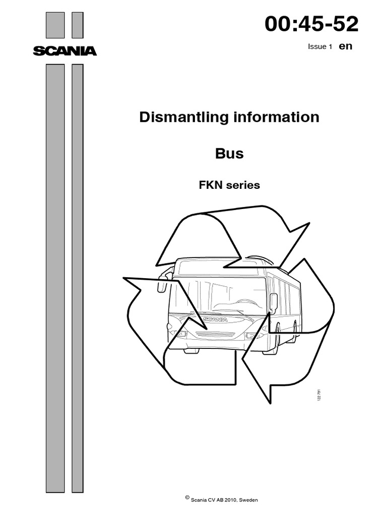 Scania Bus Dismantling Guidelines | PDF | Gasoline | Automatic Transmission
