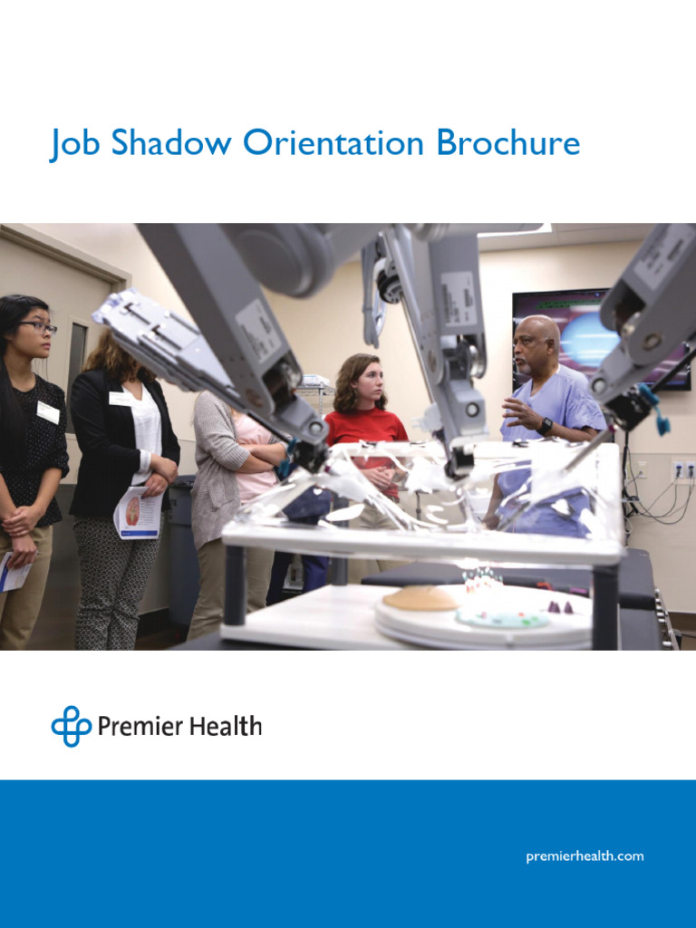 P W Com83710 Job Shadowing Booklet | PDF | Hospital | Medicine