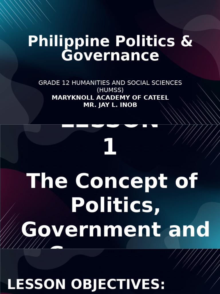 Understanding Philippine Politics & Governance | PDF | Governance ...