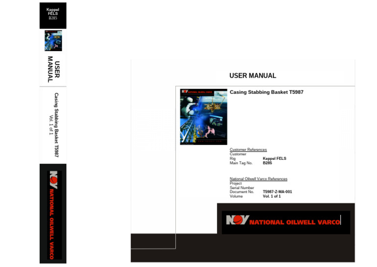 Casing Stabbing Basket T5987 Manual | PDF