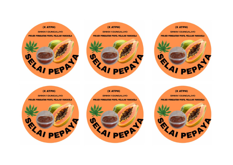 Label Salai Pepaya | PDF