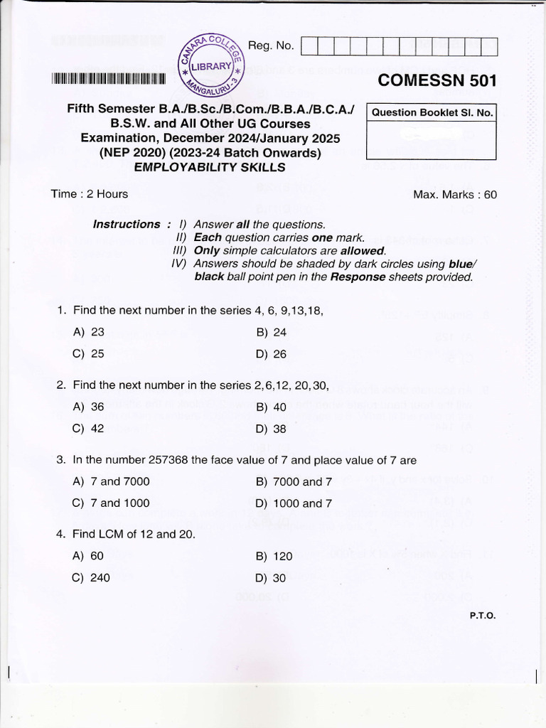 NEP V Sem Employability Skills | PDF | Mental Health | Generalized ...