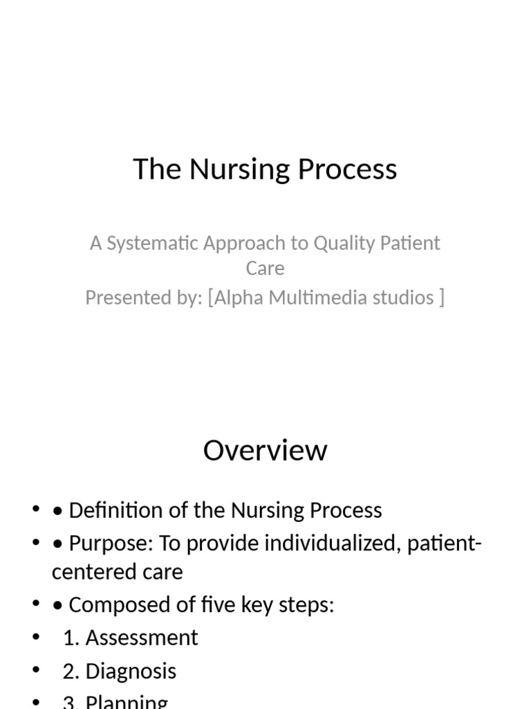 Nursing Process: Steps for Patient Care | PDF