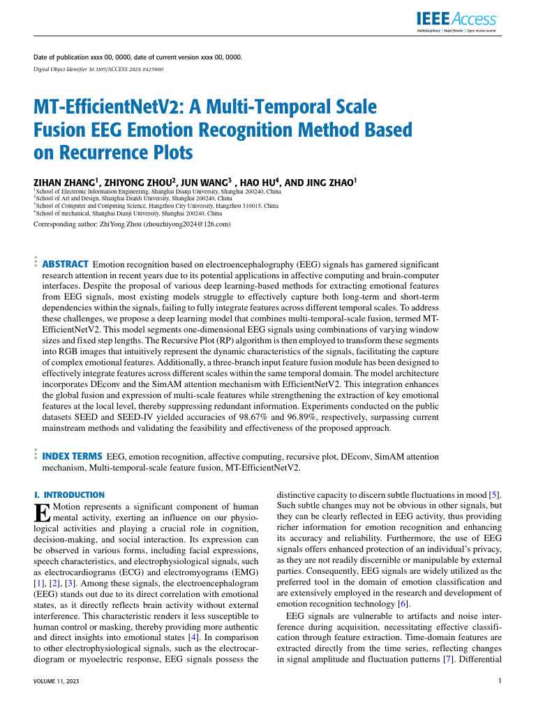 MT-EfficientNetV2 A Multi-Temporal Scale Fusion EEG Emotion Recognition ...