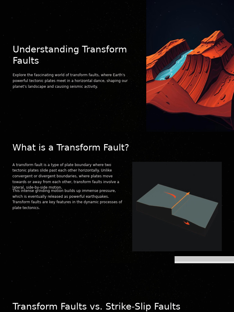 Understanding Transform Faults | PDF | Fault (Geology) | Plate Tectonics