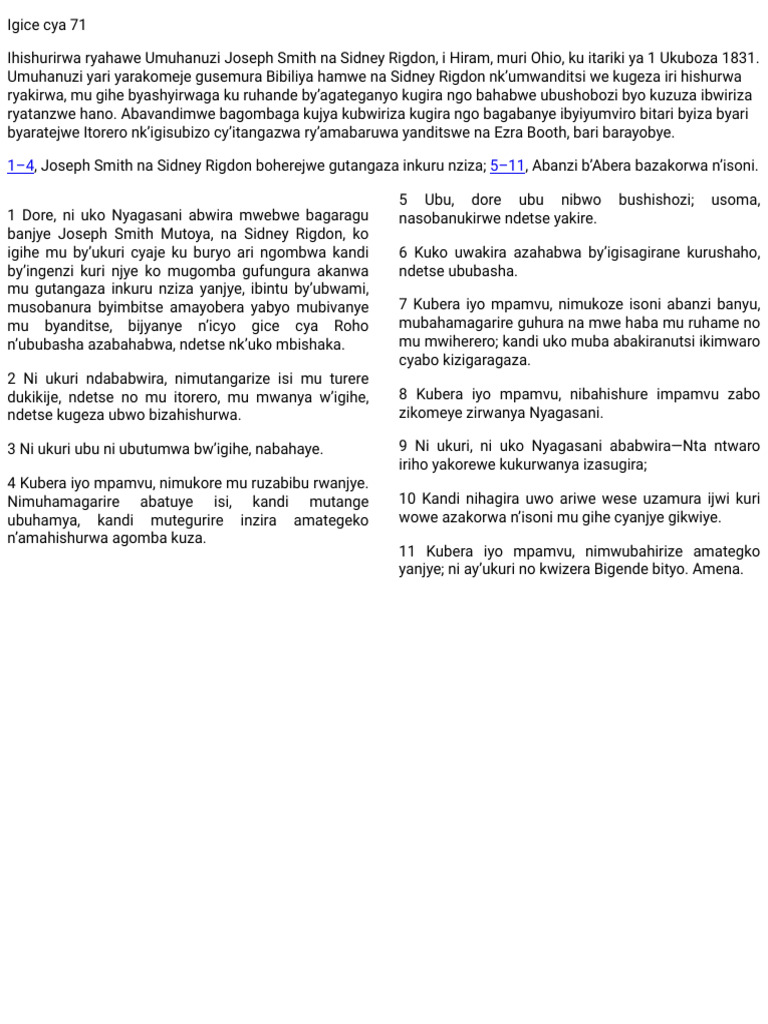 Gospel Library Document | PDF
