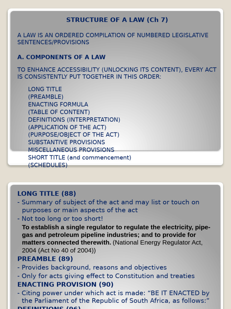 Law Structure and Components Explained | PDF | Sentence (Law) | Crimes