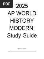 AP World History - Unit 1 Study Guide | PDF | China | World Politics