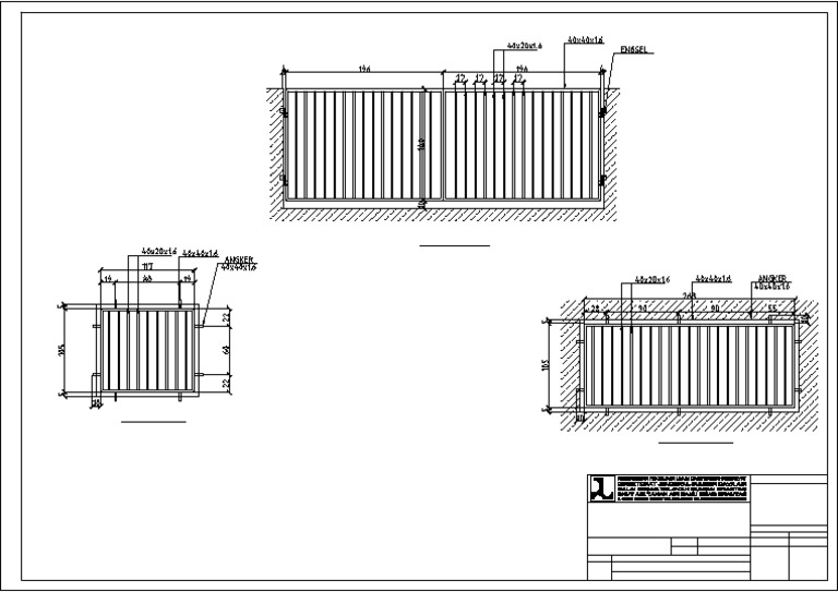 Detail Pagar Hollow Pembangunan | PDF