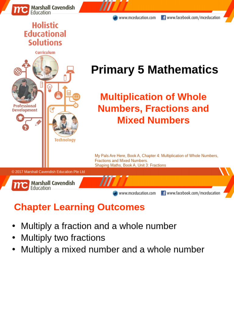 Multiplying Whole Numbers & Fractions | PDF | Multiplication | Discrete ...