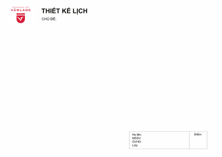 Thiet Ke Lich Template Nopbai 1 | PDF