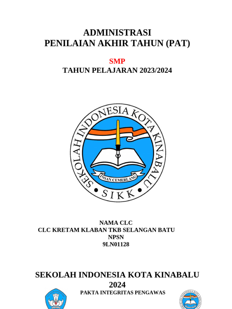 Salinan Administrasi Berita Acara-Daftar Hadir PAT CLC | PDF