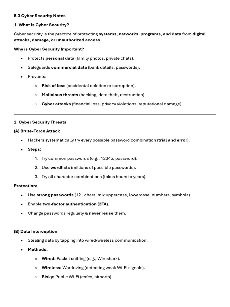 Essential Cyber Security Guide | PDF | Malware | Computer Virus