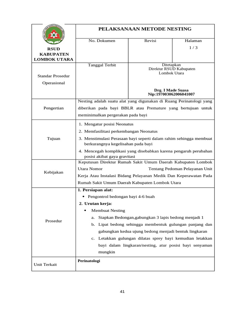 Pelaksanaan Metode Nesting | PDF