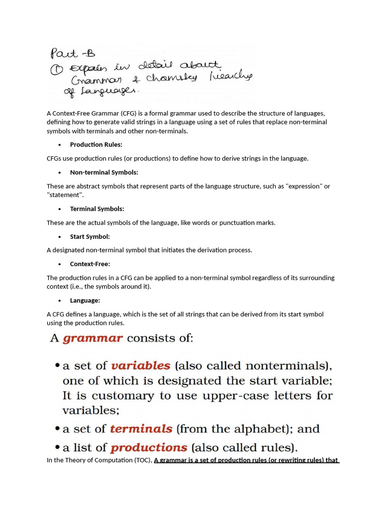 TOC MT2 U3 Big Quest Key | PDF | Syntax | Formalism (Deductive)