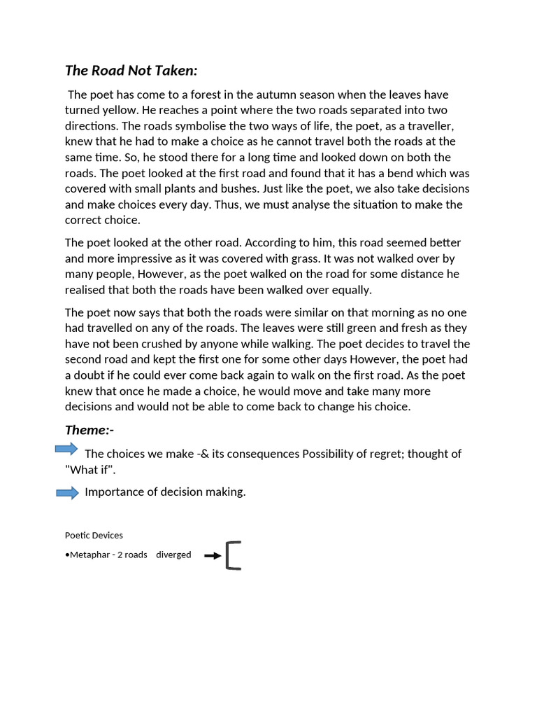 The Road Not Taken | PDF