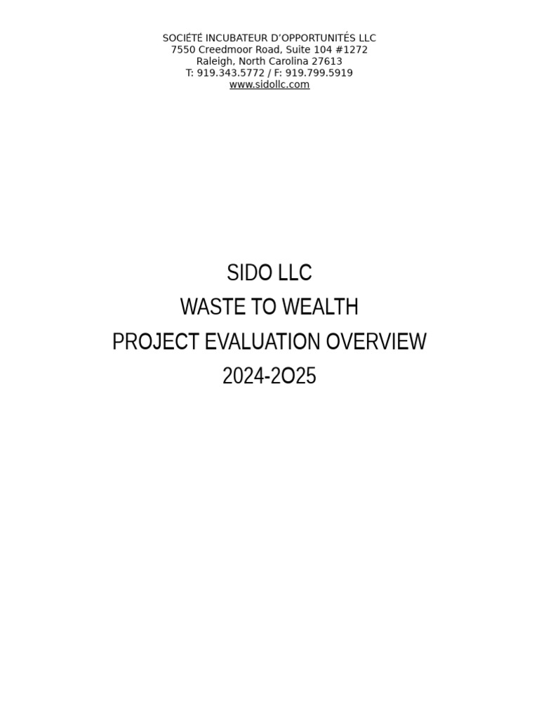 Madagascar Waste-to-Wealth Project Overview | PDF | Waste | Waste ...