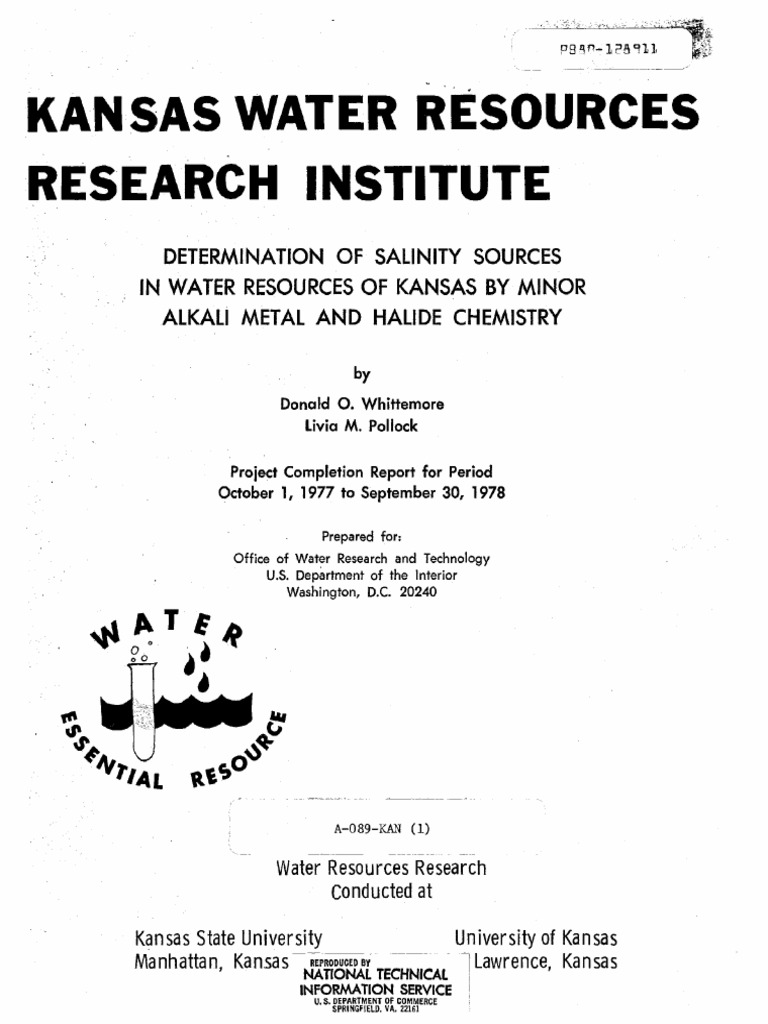 KANSAS WATER RESOURCES RESEARCH INSTITute | PDF
