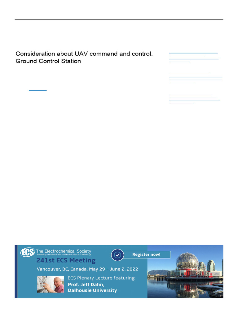Consideration About UAV Command and Control | PDF | Antenna (Radio ...
