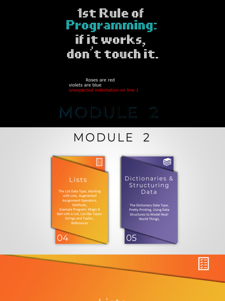 Python 1st Year BPLCK205B Module 2 | PDF | Parameter (Computer ...