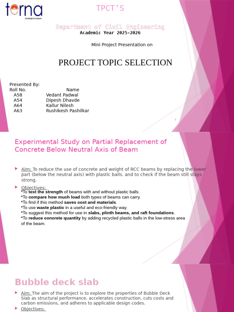 5th Sem Project Mini Project New | PDF | Concrete | Recycling