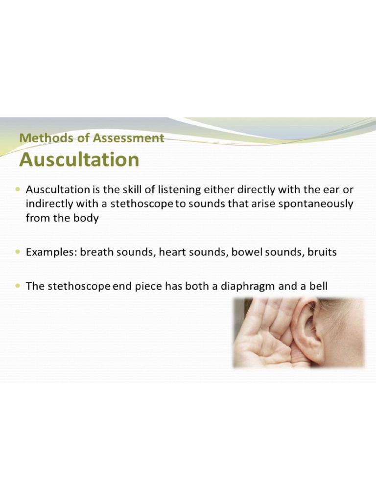Method of Auscultation and Palaption | PDF