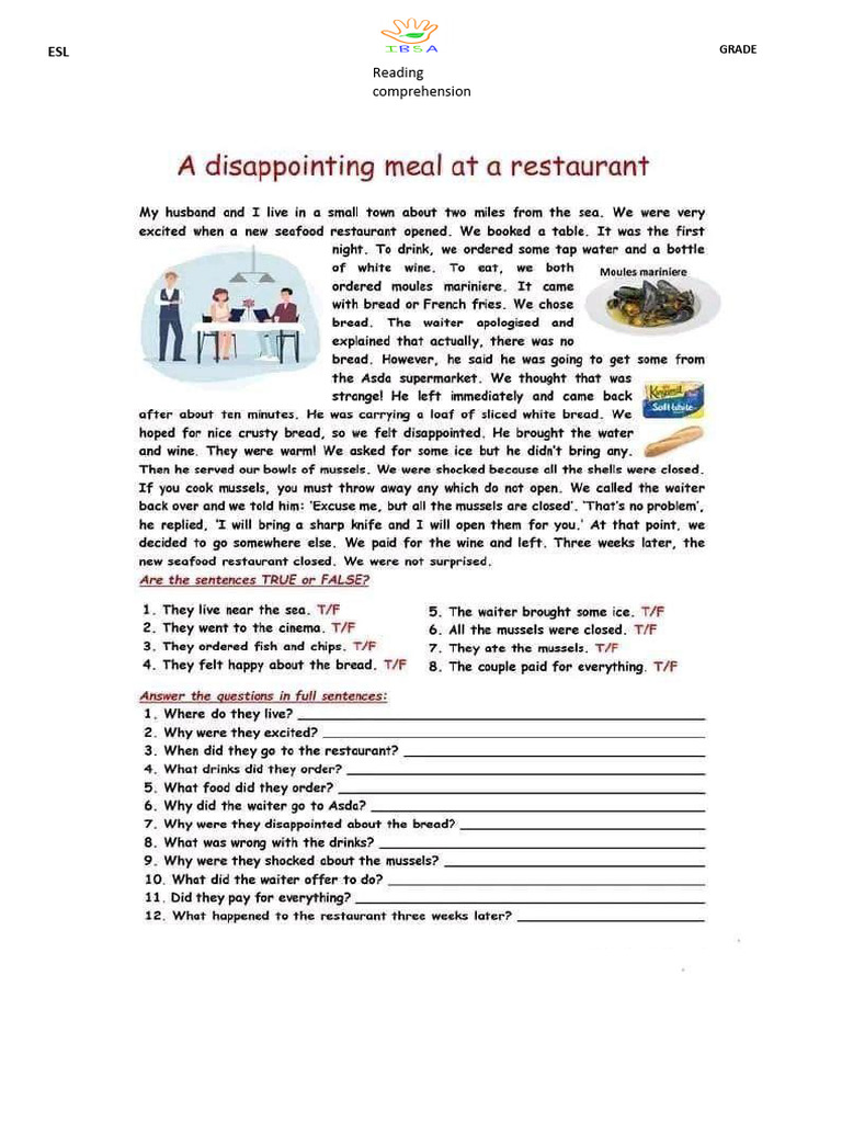 Reading Comp 2 3,4,5 | PDF