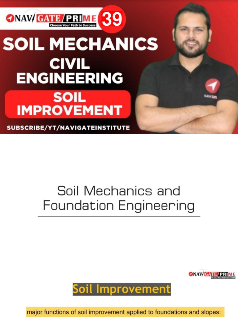 Soil Mechanics Lec 39 PDF | PDF