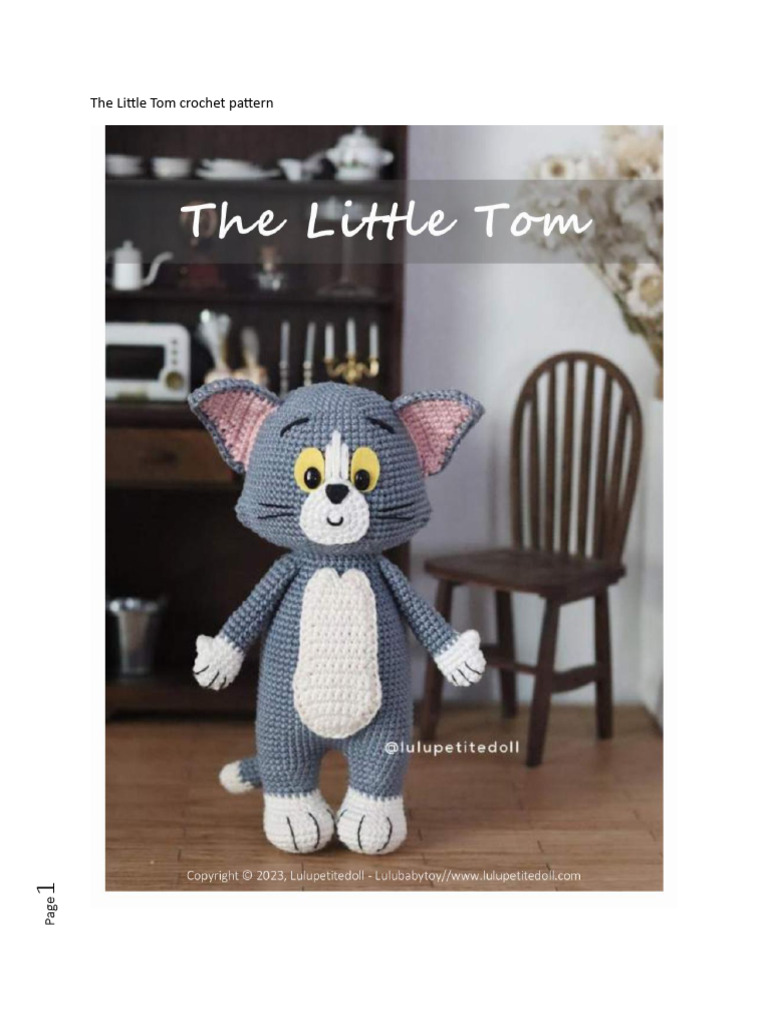 The Little Tom Crochet Pattern | PDF