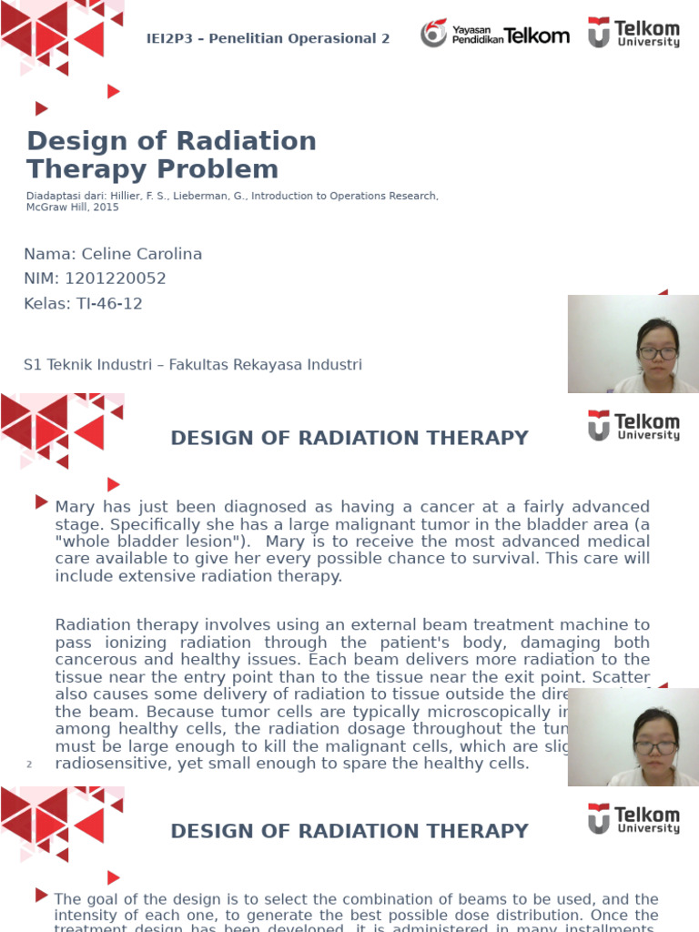 Radiation Therapy Design Optimization | PDF | Radiation Therapy ...