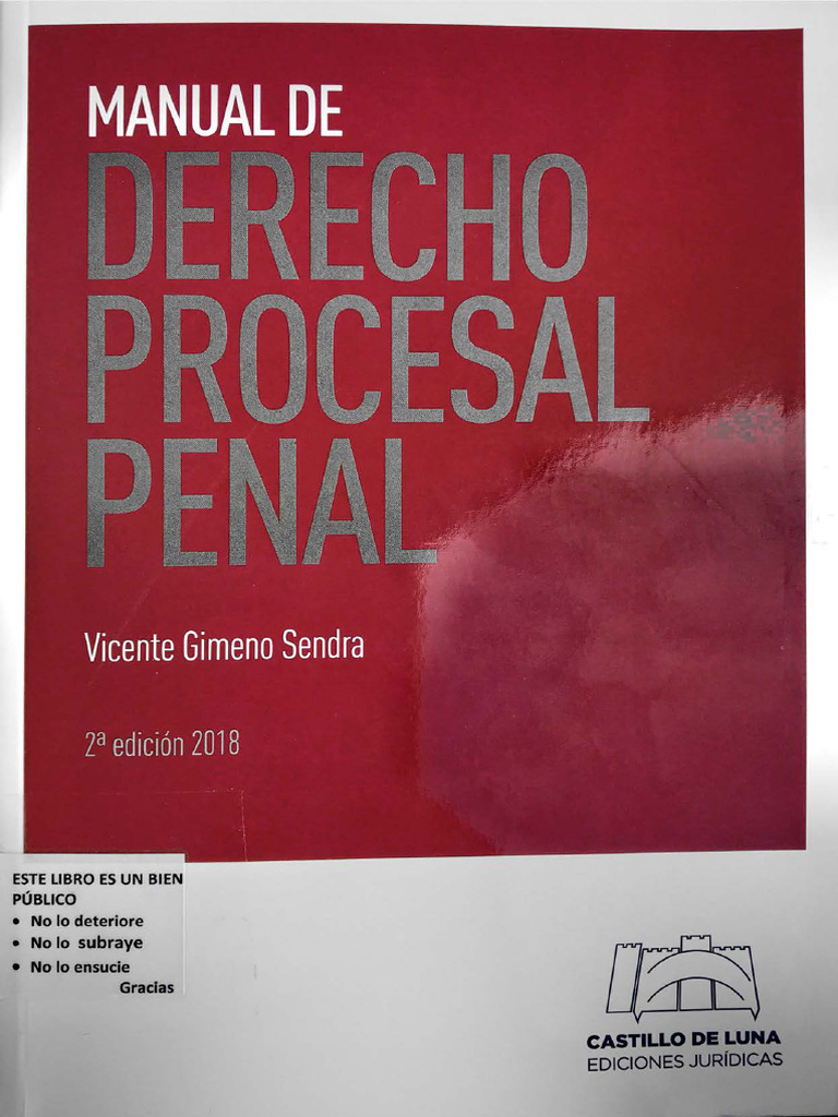 Libro Procesal Penal | PDF