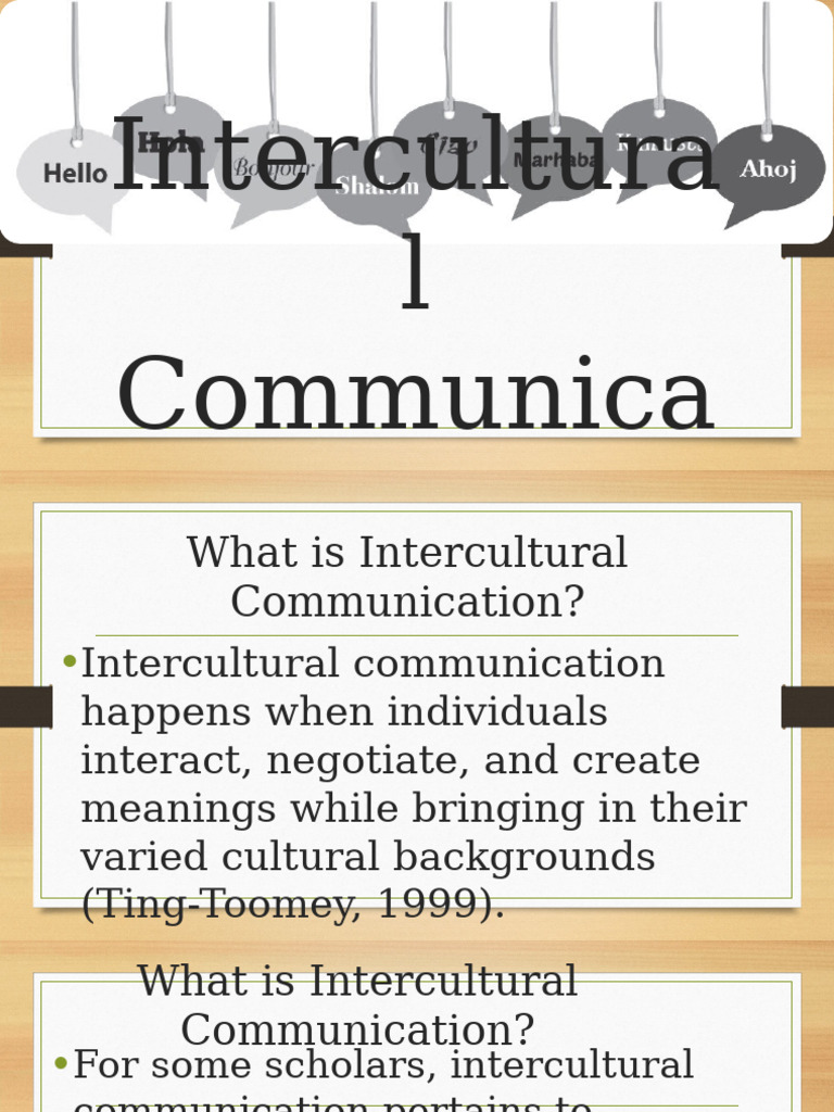 Understanding Intercultural Communication | PDF