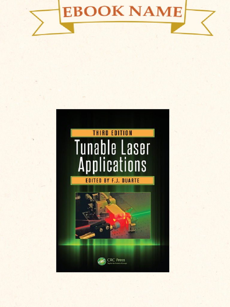 Tunable Laser Applications Third Edition Duarte PDF Download | PDF ...